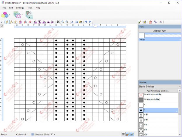 4 different ways to make knitting charts – Part 3: Chart editor ...